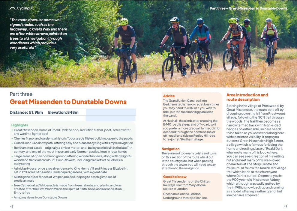 Royal Chilterns Way Official Guidebook – Cycling UK